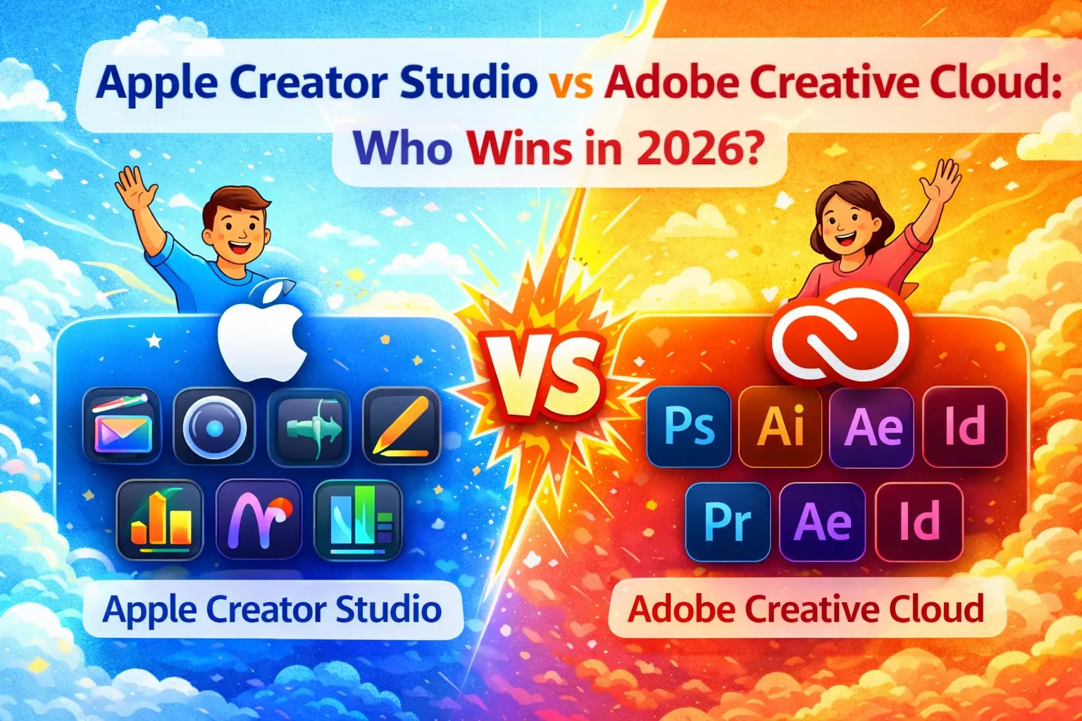 Apple Creator Studio vs Adobe Creative Cloud: Who Wins in 2026?