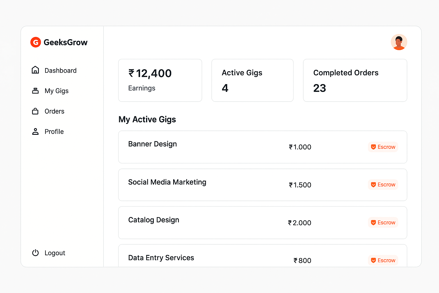 GeeksGrow Marketplace – India's Trusted Gig Platform for Students ...